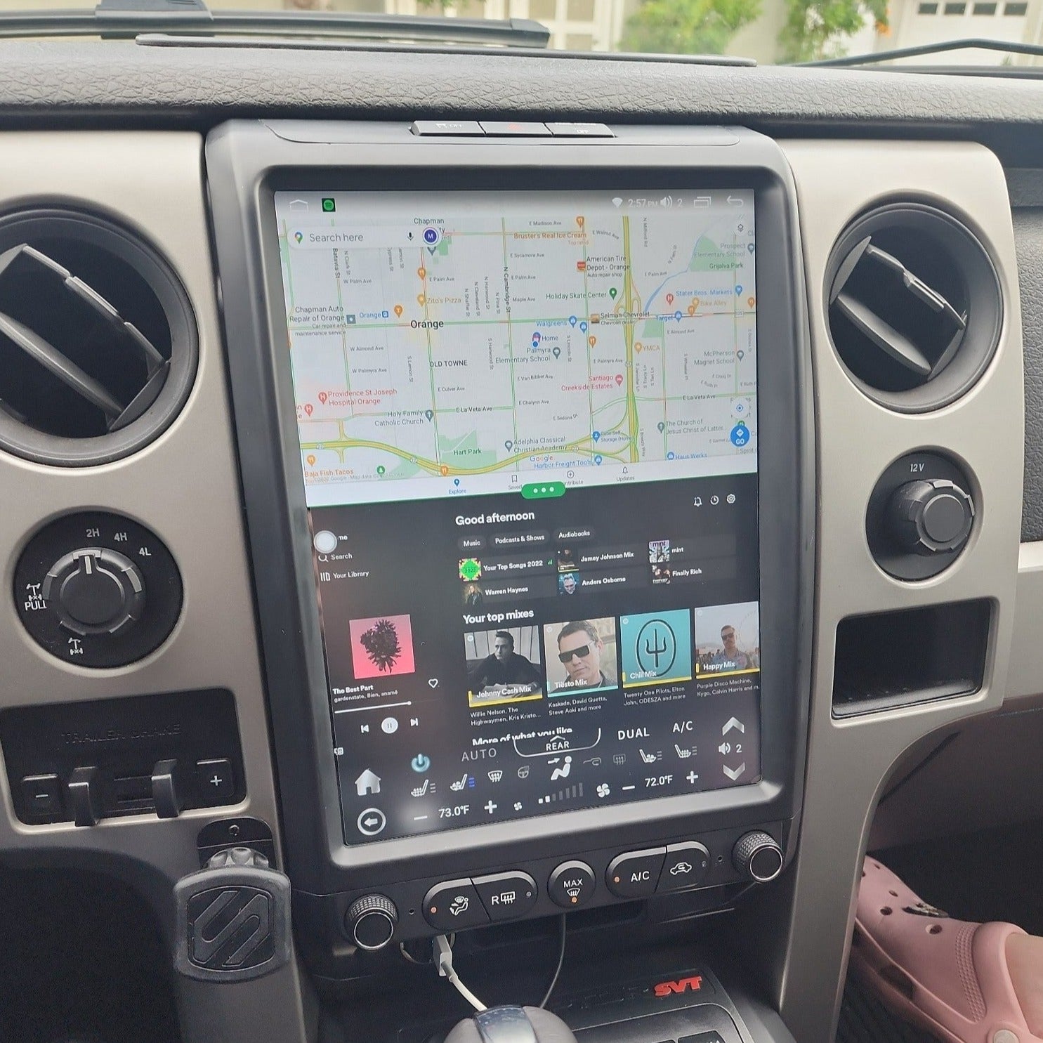 13” Android 12 Vertical Screen Navigation Radio for Ford F-150 2009 ...
